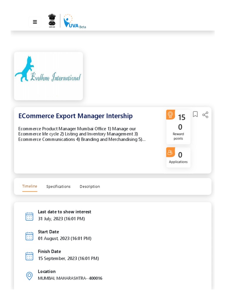 25th Internship Experiential Learning Detail - Yuva | PDF | E Commerce ...