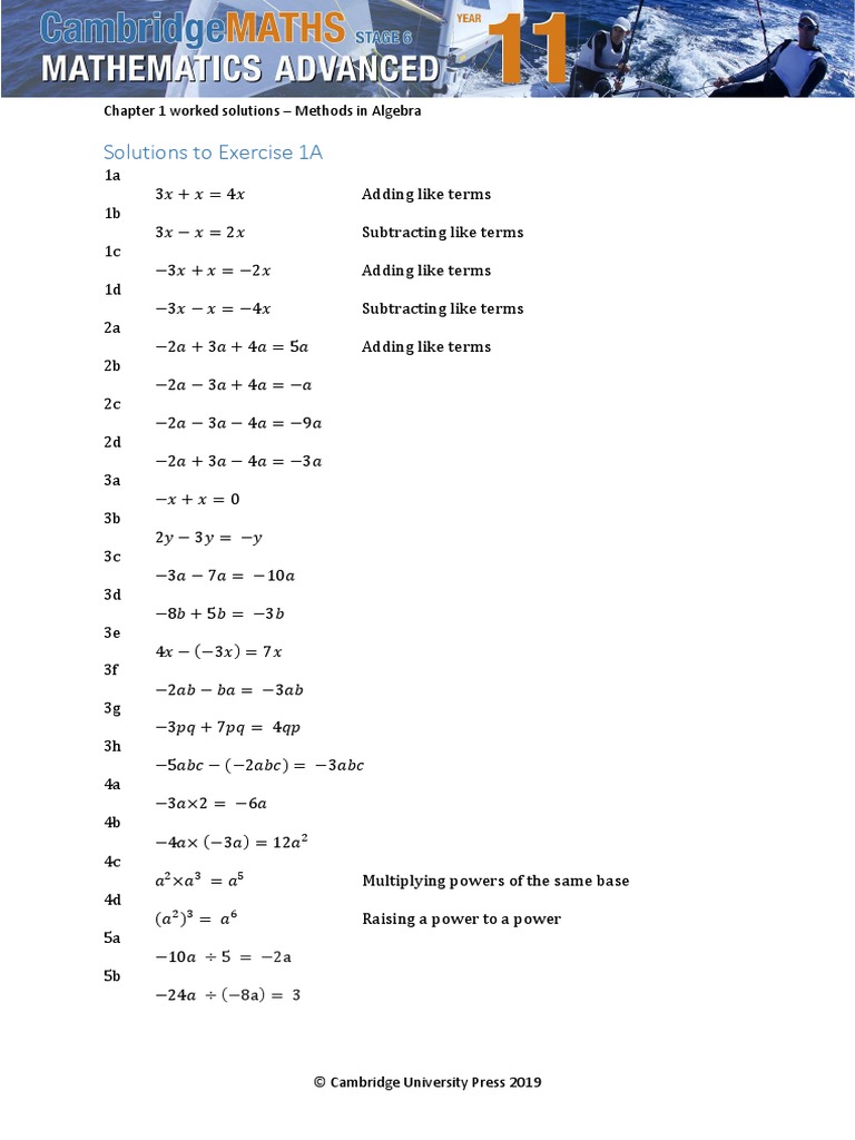Chapter-1-worked-solutions | PDF