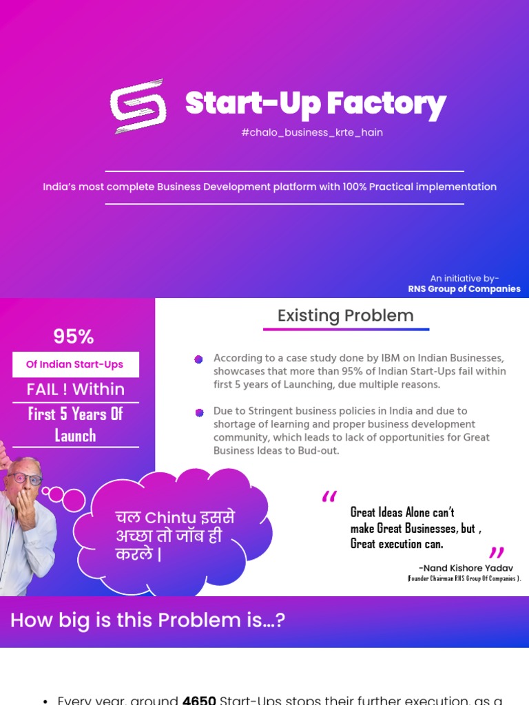 Start-Up Factory Brochure Ver 4.1.1 | PDF | Startup Company | Small ...