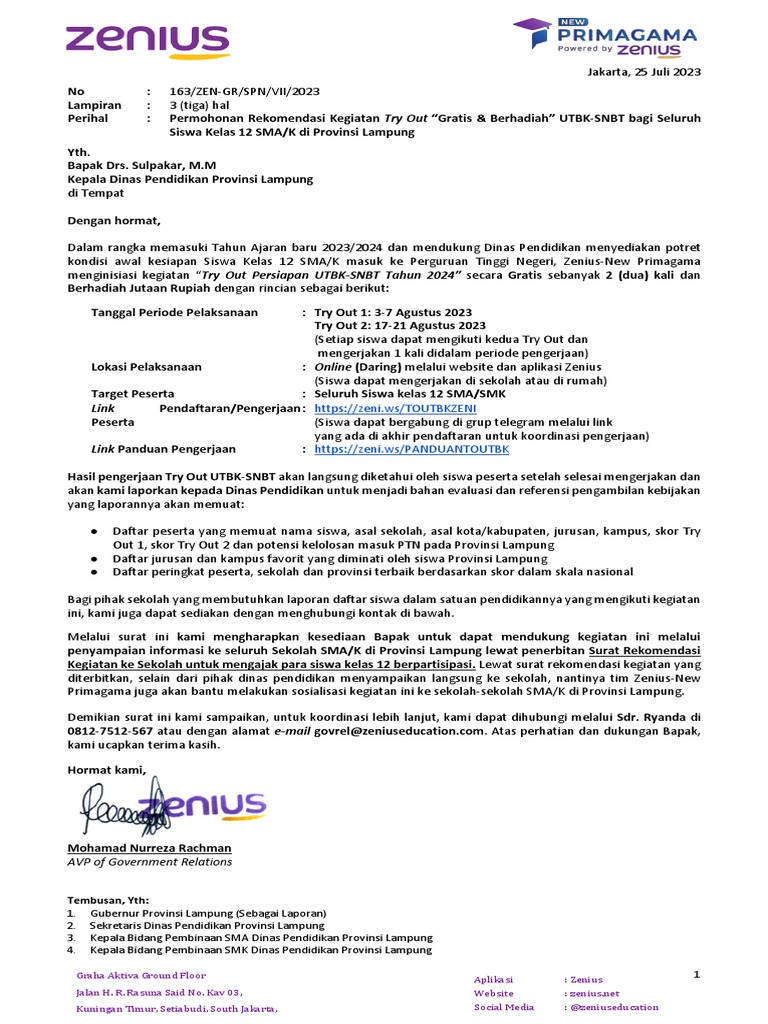 Try Out UTBK-SNBT Gratis 2024 | PDF | Karier & Perkembangan | Bisnis