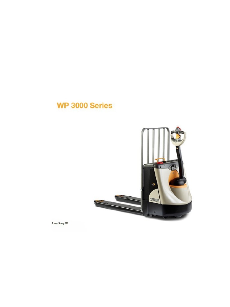 Crown WP 3000 Parts Manual | PDF