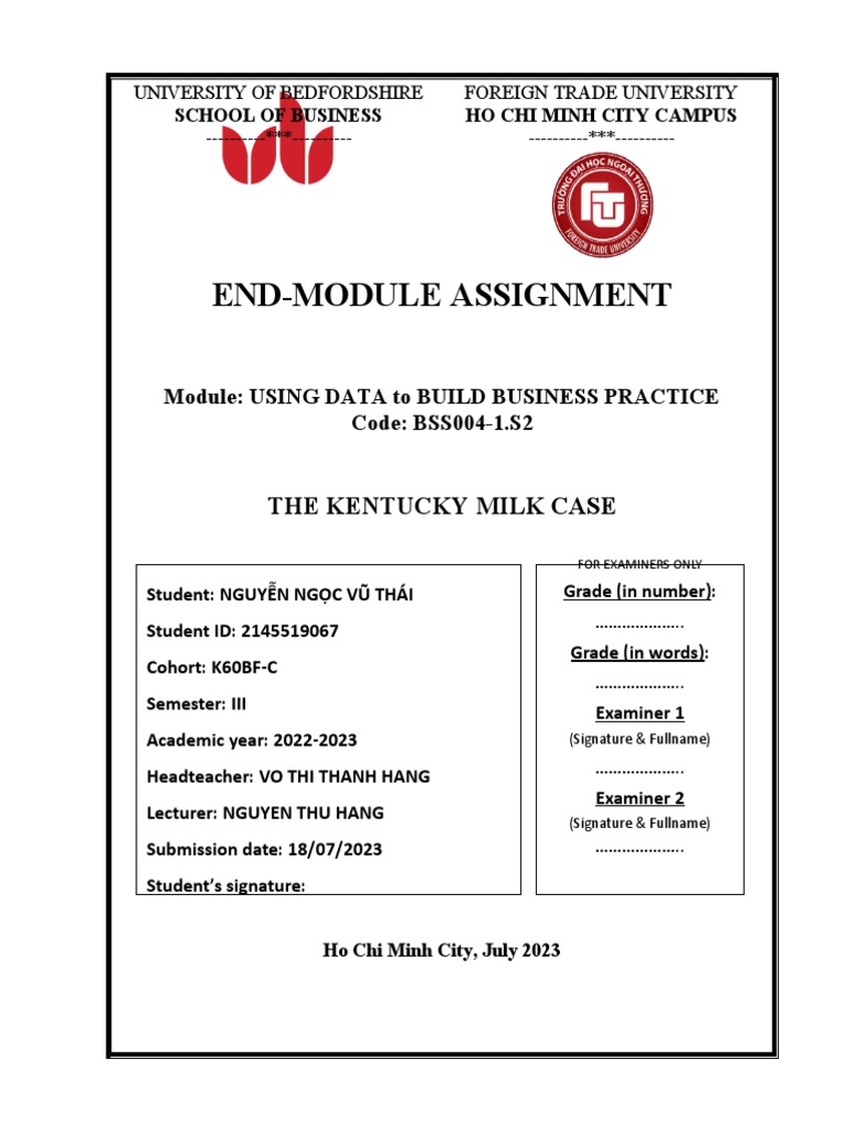 Nguyen Ngoc Vu Thai_2145519067_Final Asm Using Data_K60BFC | PDF | Statistics