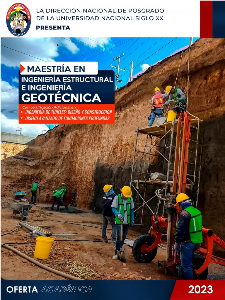 Mae Ingeniería Estructural e Ingeniería en Geotecnia | PDF | Fundación ...