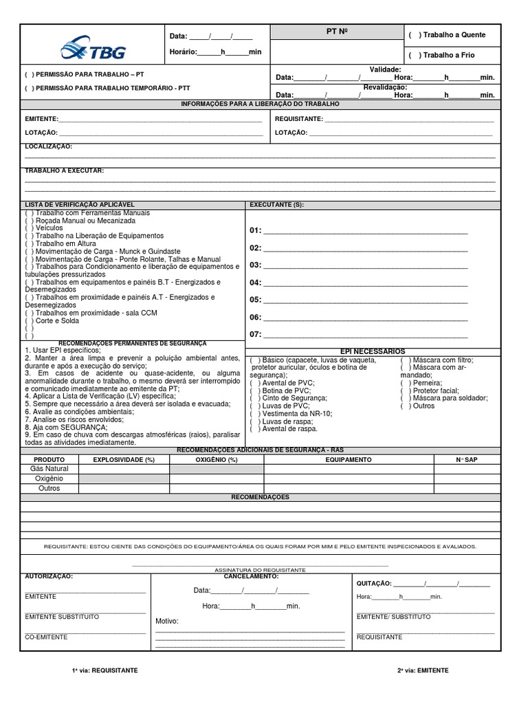 BLOCO PT-PTT Versão 01.19 | PDF