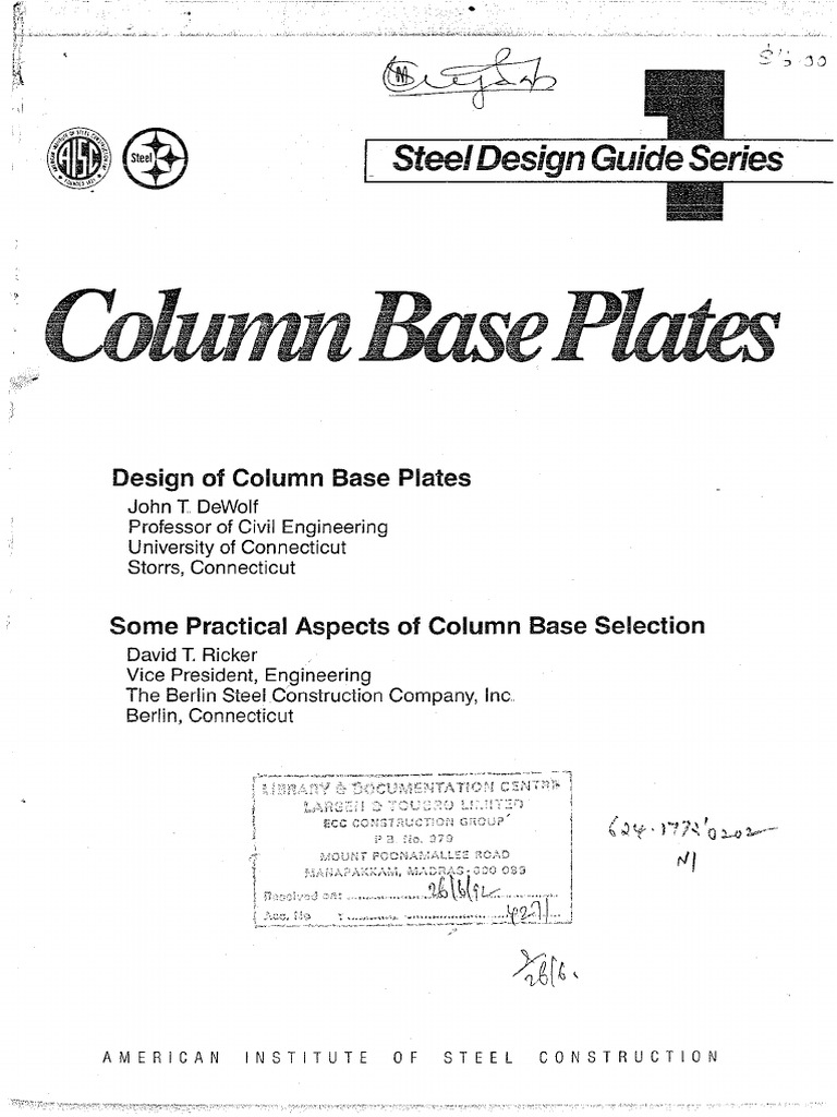 Column Base Plate | PDF