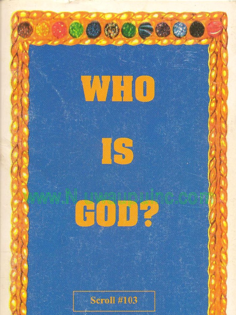 Who Is God | PDF
