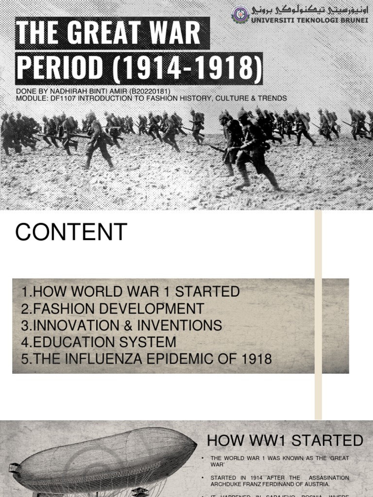 Impact of WW1 on Society and Culture | PDF | History | Lifestyle