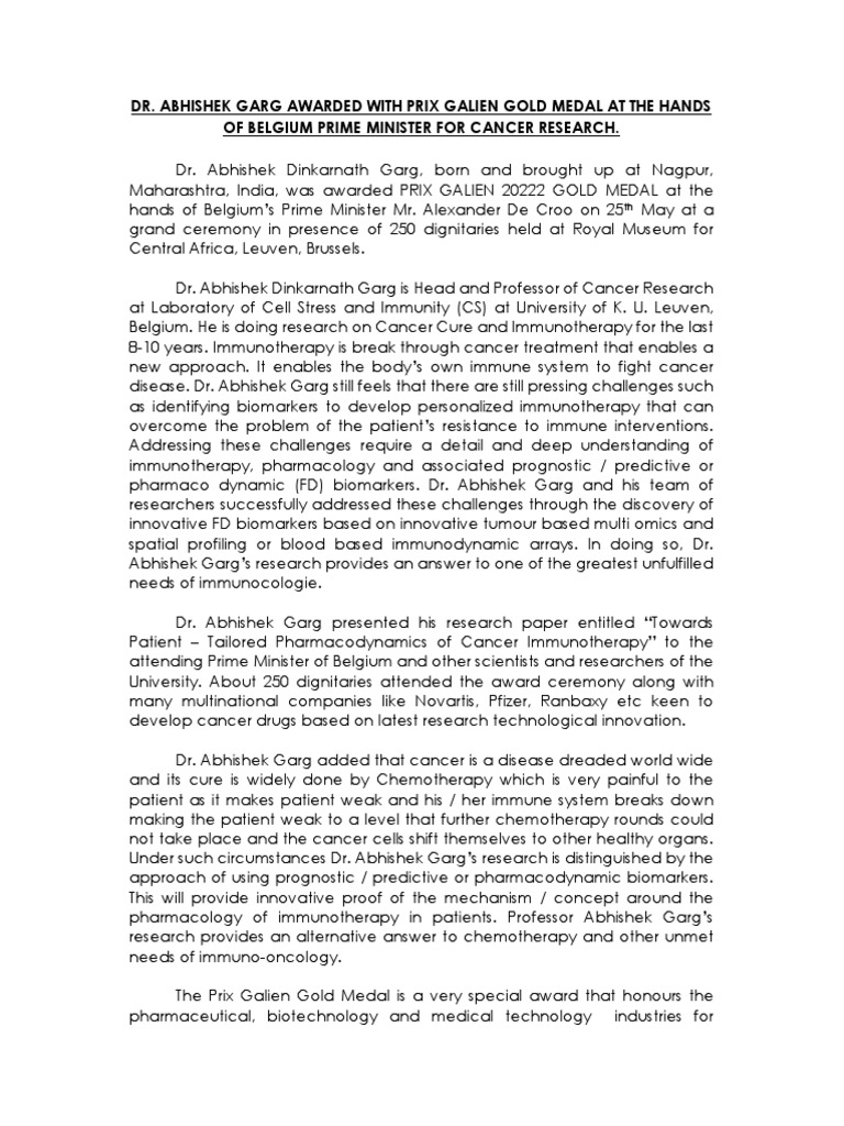 DR Abhishek Garg | PDF