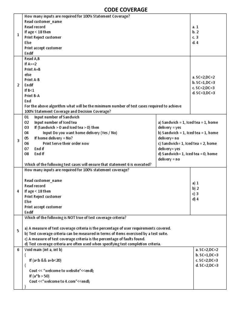 2ND Code Coverage | PDF | Software Development | Systems Engineering