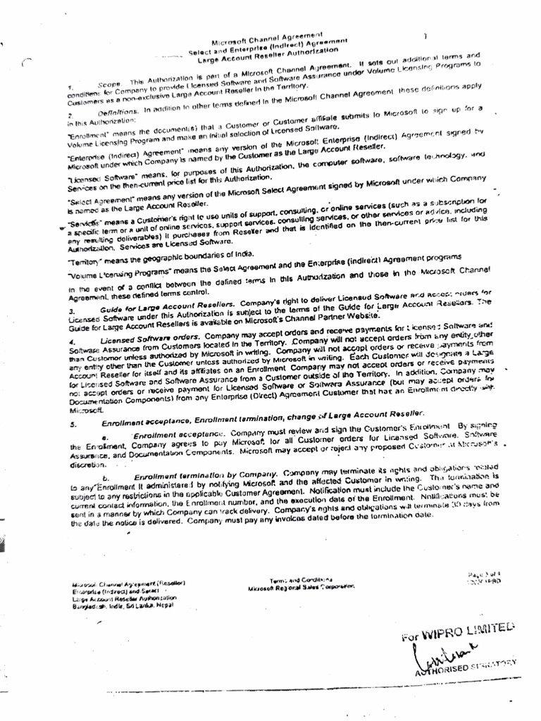 License Agreement With Microsoft | PDF | Technology & Engineering