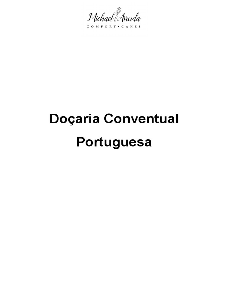 Doçaria Conventual Portuguesa PDF | PDF | Gastronomia, comida e vinho ...