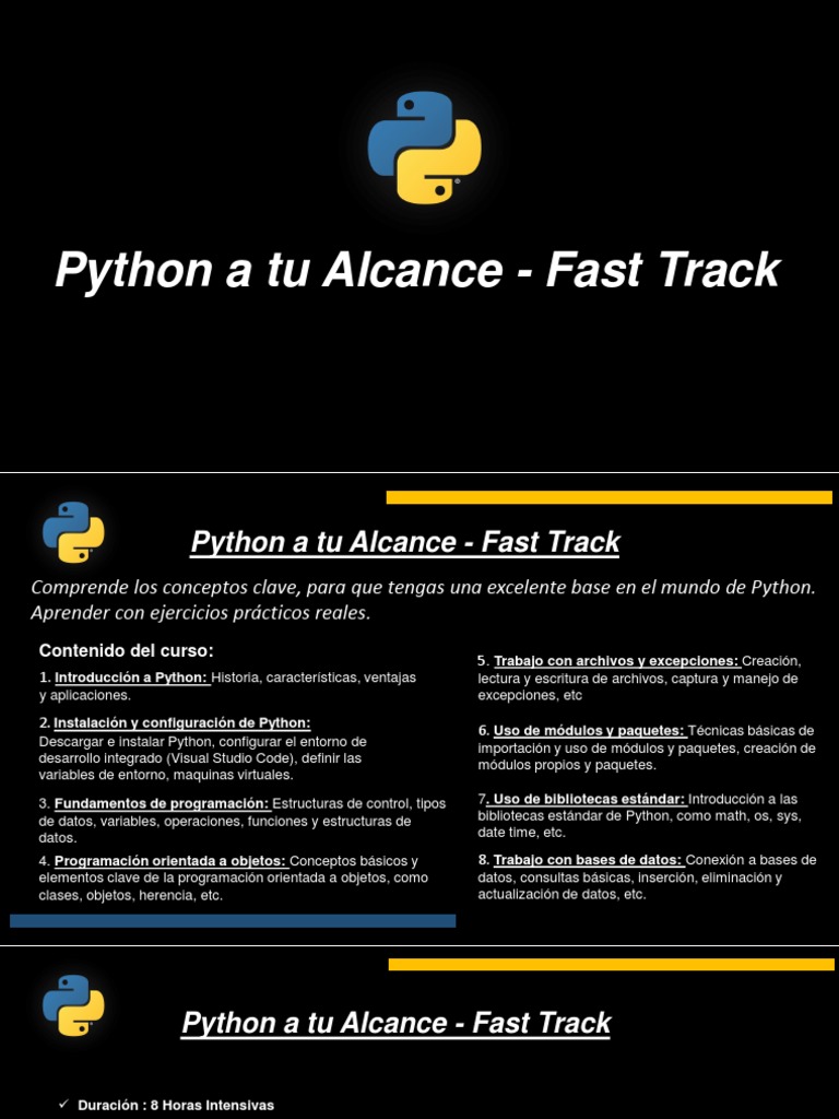 Curso Intensivo de Python Básico | PDF