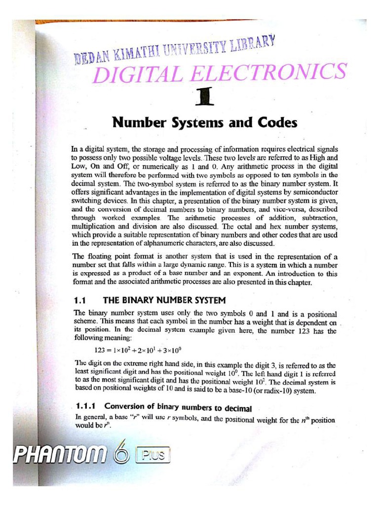 Digital Electronics I - Notes - 115416321 | PDF