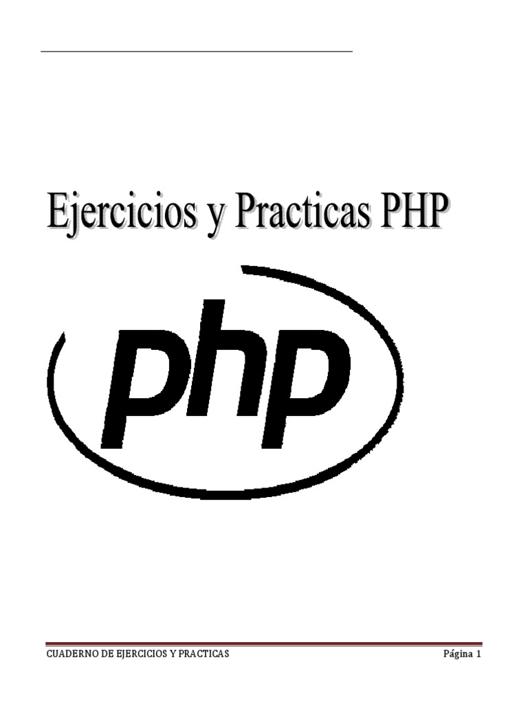 Cuaderno de Ejercicios PHP 2011 | PDF