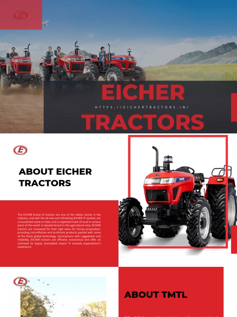 Eicher Tractors | PDF | Tractor | Economies