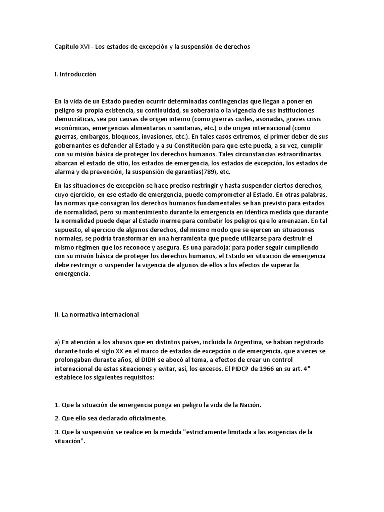 Capítulo XVI Manual de Derechos Humanos y Garantías - Pablo Luis Manili | PDF | Debido al ...
