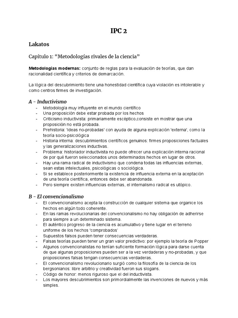 Ipc 2 | PDF | Teoría | Paradigma