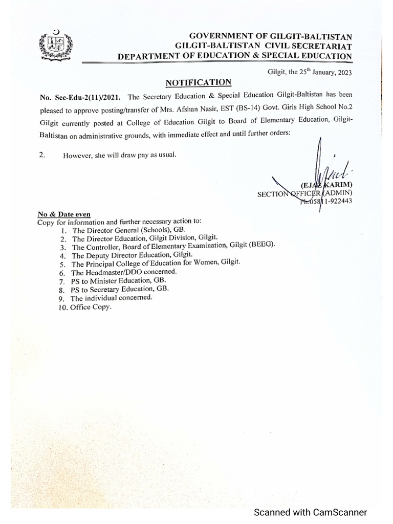 Office Orders | PDF