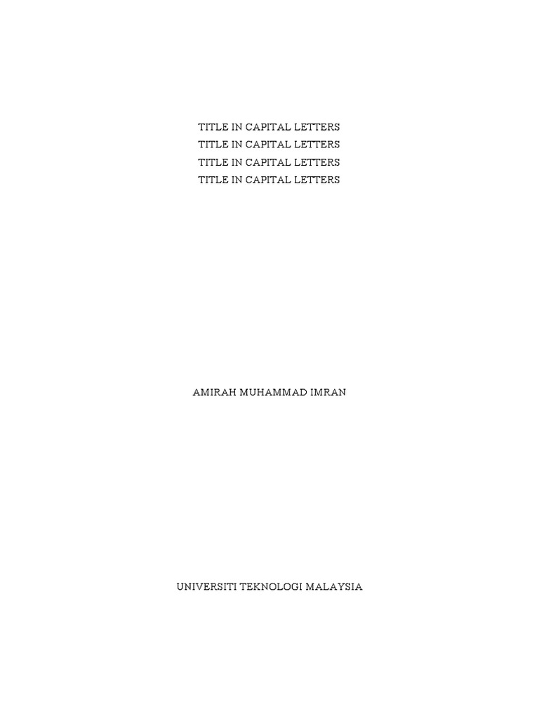 Template Tesis UTM v2 PSM UG SC System Development | PDF | Software ...