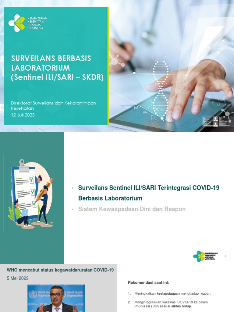 Surveilans Sentinel Influenza-COVID19 Berbasis Lab | PDF