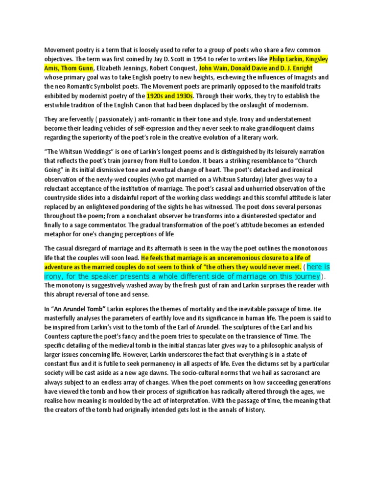 As A Movement Poem | PDF | Poetry