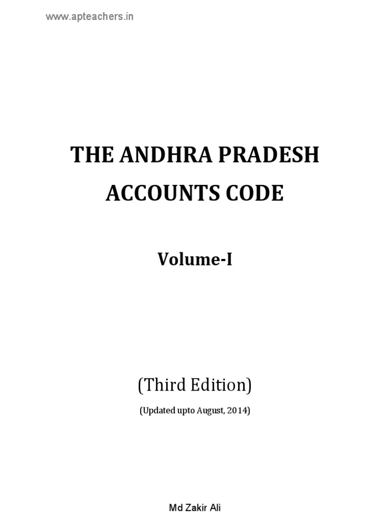Accounts Code Volume 1 | PDF Accounts Code Volume 1 | PDF
