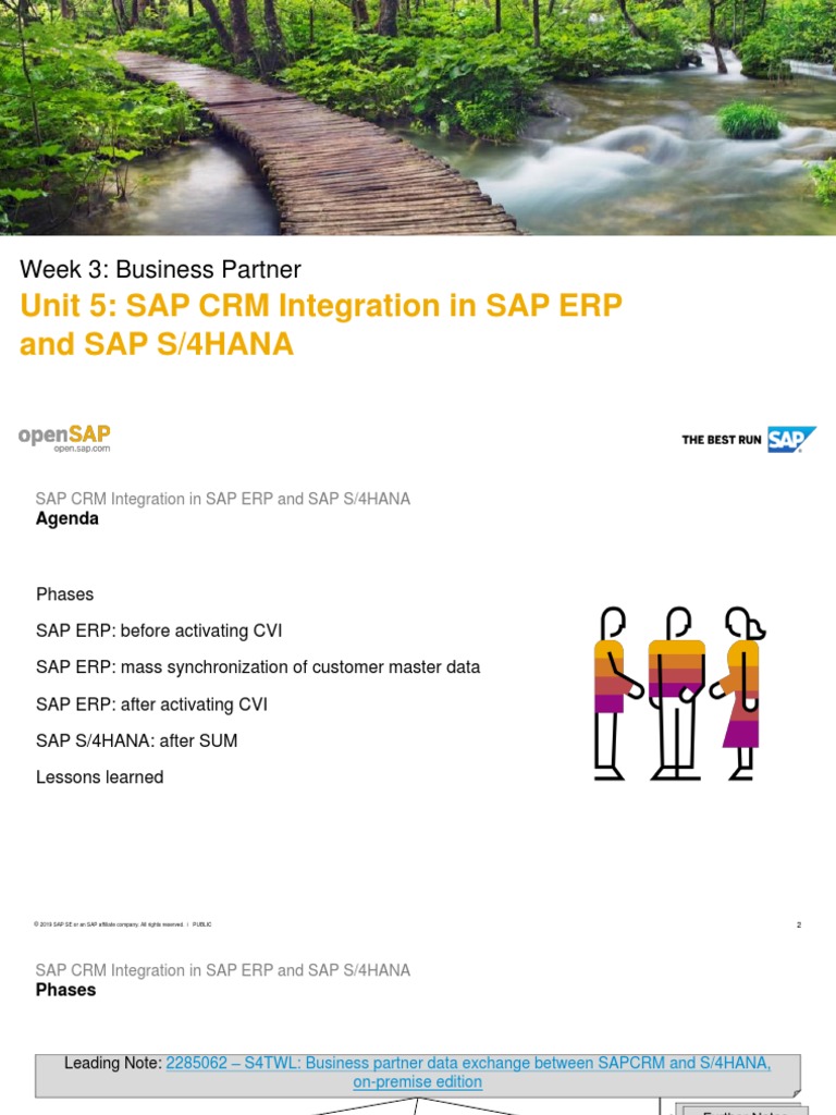 openSAP s4h15 Week 3 Unit 5 Crmint Presentation | PDF | Customer Relationship Management ...