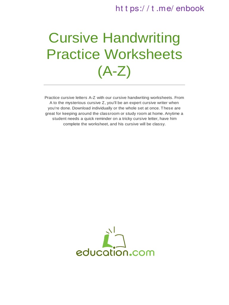 Cursive-Handwriting-Worksheets $ @meet Book Storage | PDF