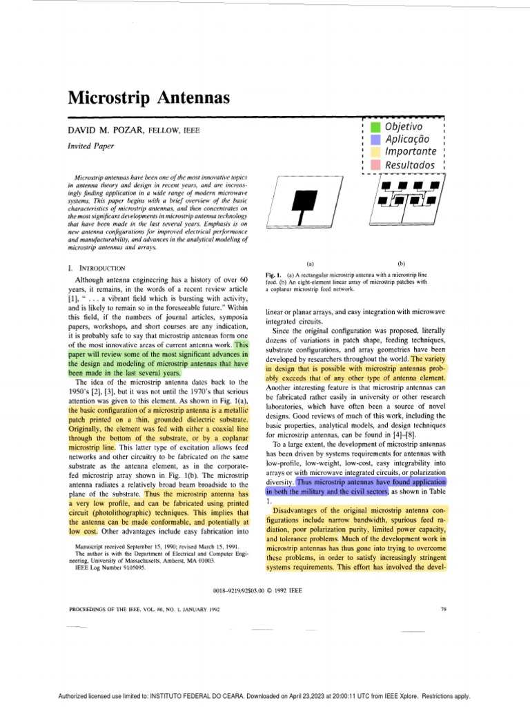 Microstrip Antennas | PDF | Antenna (Radio) | Physical Sciences