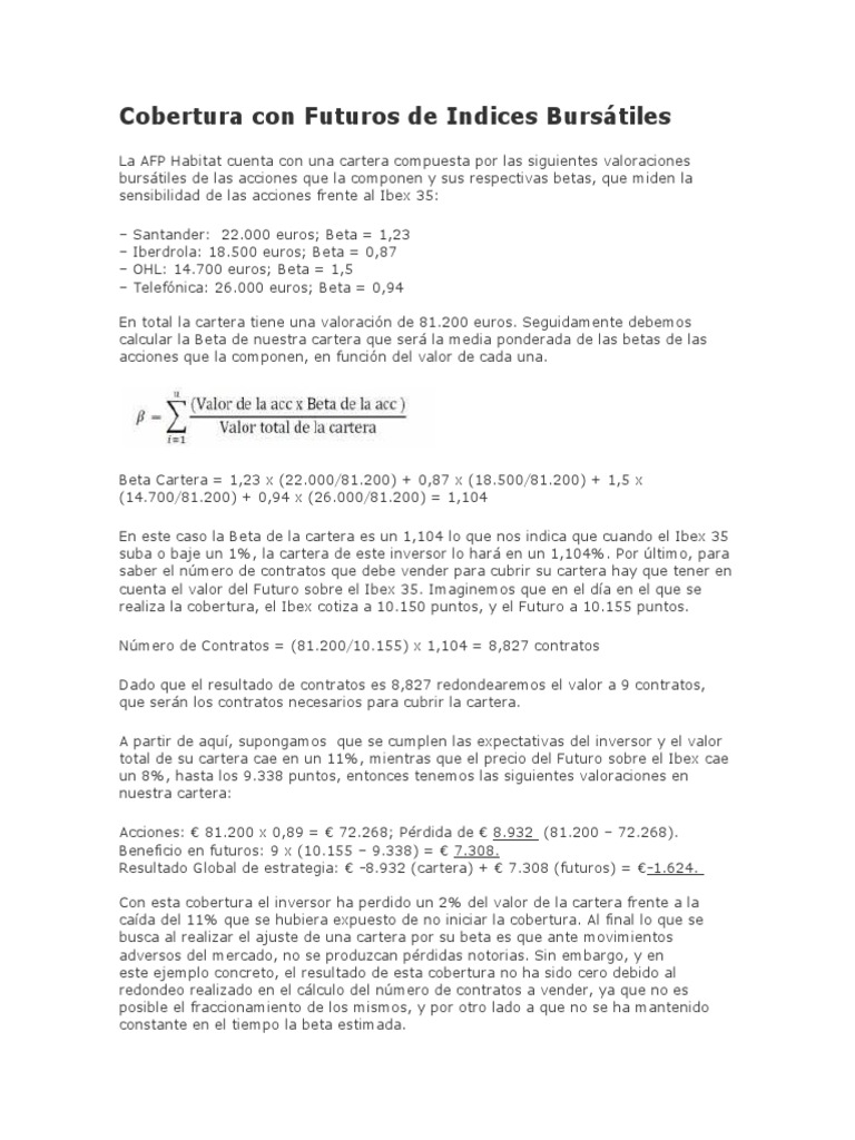 Futuro Indice Bursatil | PDF Futuro Indice Bursatil | PDF