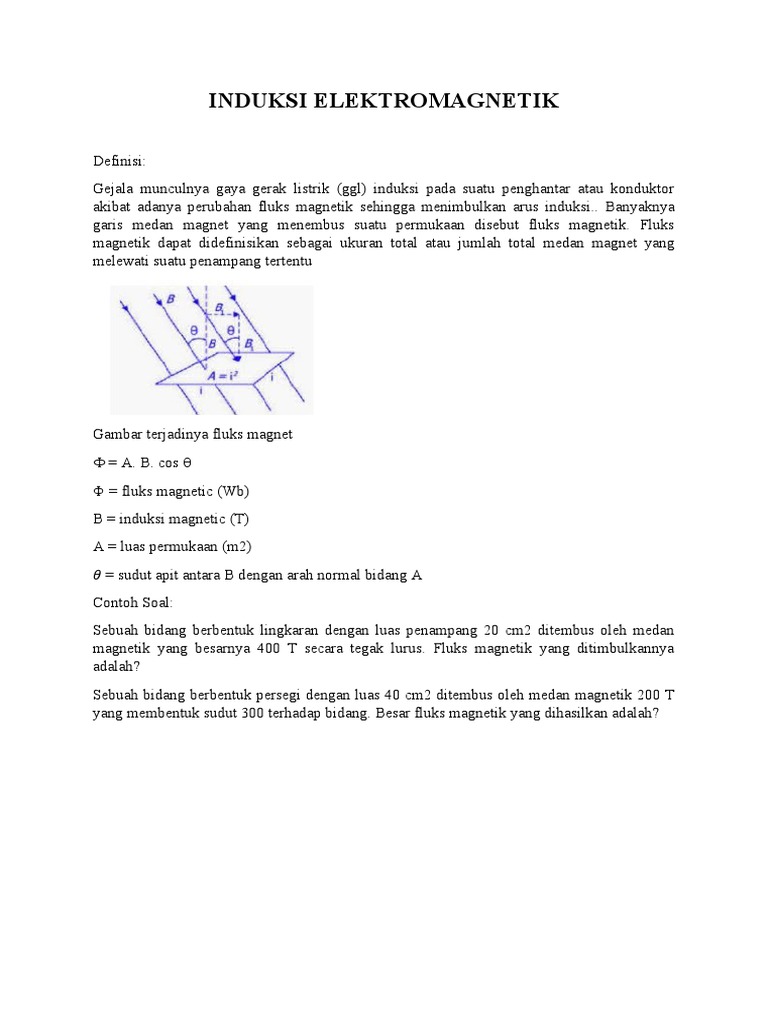 INDUKSI ELEKTROMAGNETIK | PDF