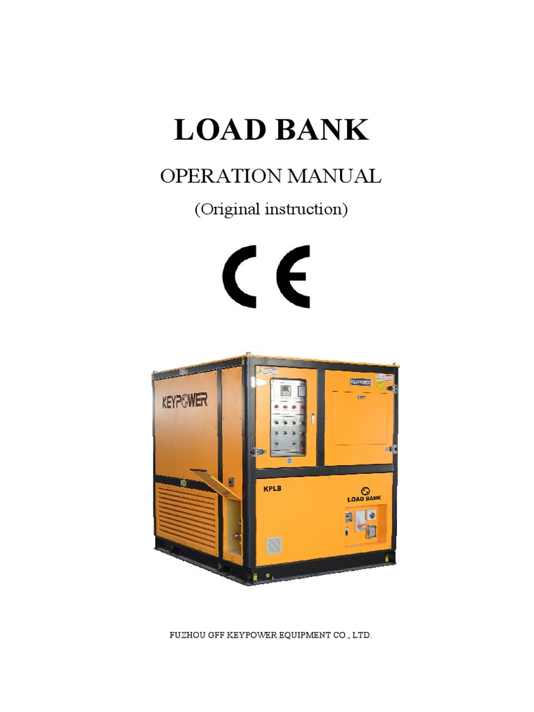 Manual Operation LoadBank | PDF | Switch | Electric Power