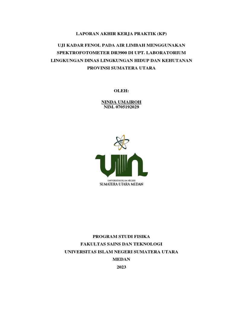 LKP Ninda Umairoh REV AKHIR | PDF | Kesehatan Holistik | Sains & Matematika