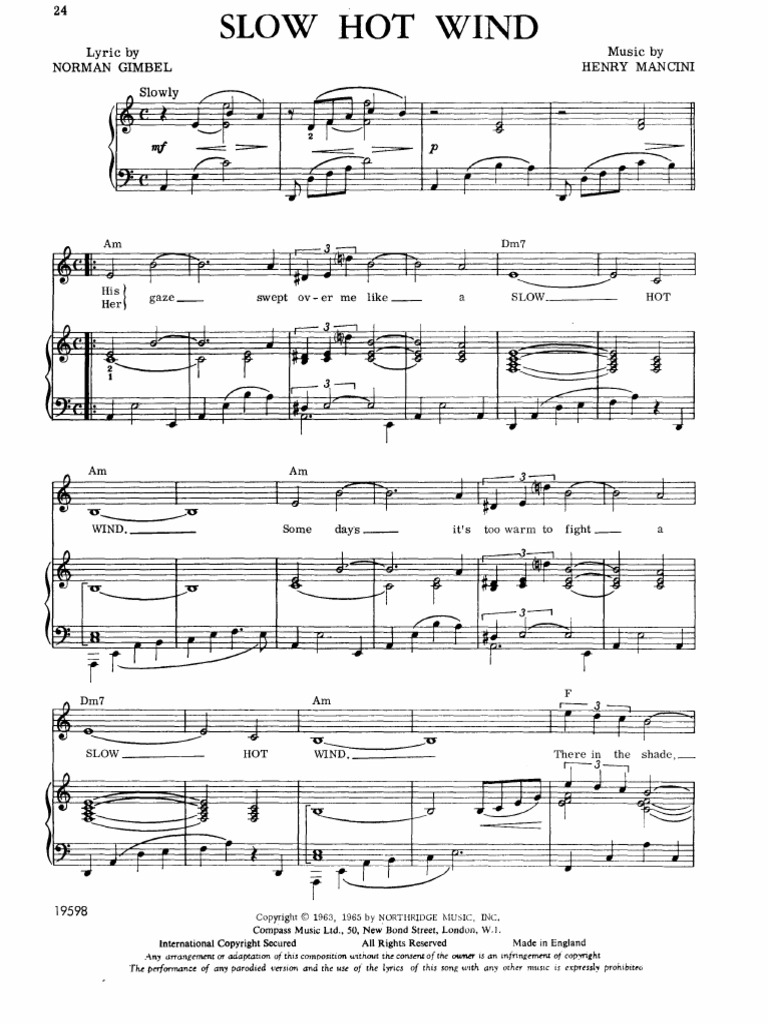 Mancini-Slow Hot Wind | PDF Mancini-Slow Hot Wind | PDF