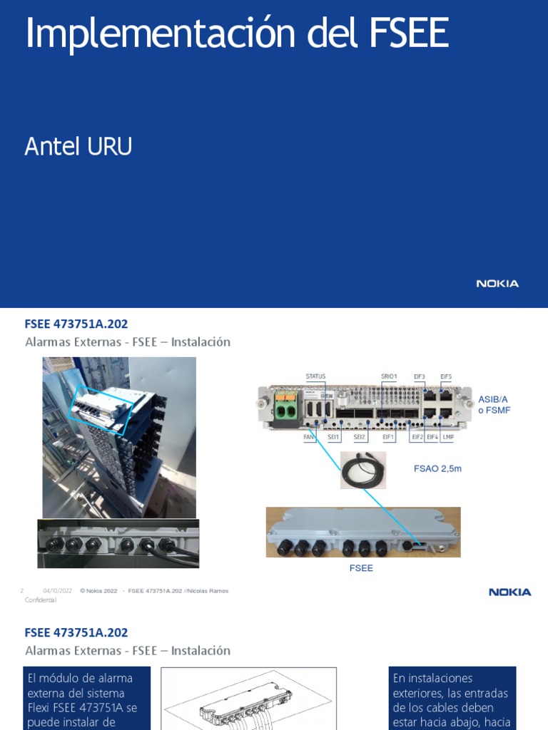 Instalación del Módulo FSEE de Nokia | PDF