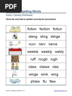 Grade 3 Rhyming Words Worksheet | PDF