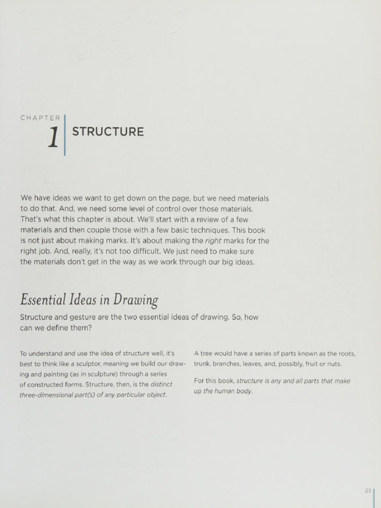 01 - Elements of Drawing - Structure | PDF