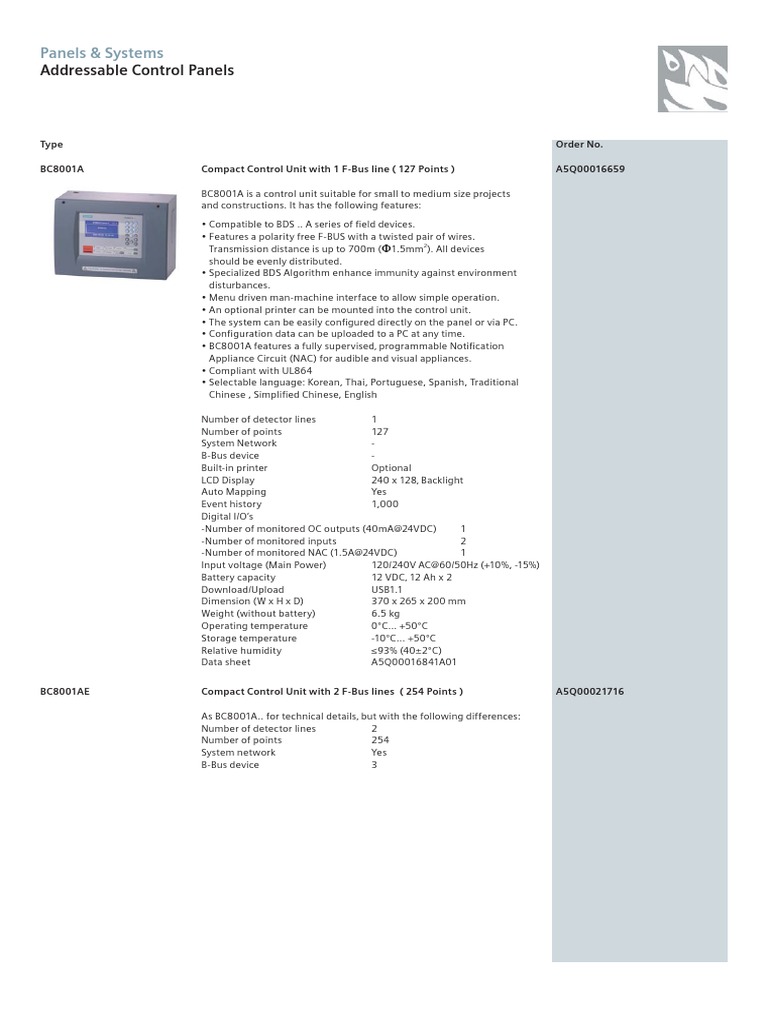 BC8001A | PDF