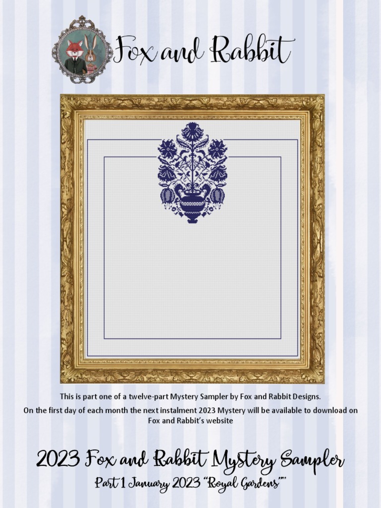 01 January 2023 Fox and Rabbit Mystery Sampler v2 | PDF | All Rights ...