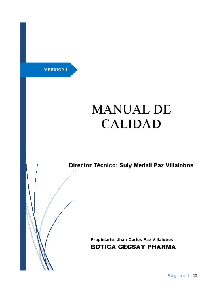 Manual de Calidad | PDF