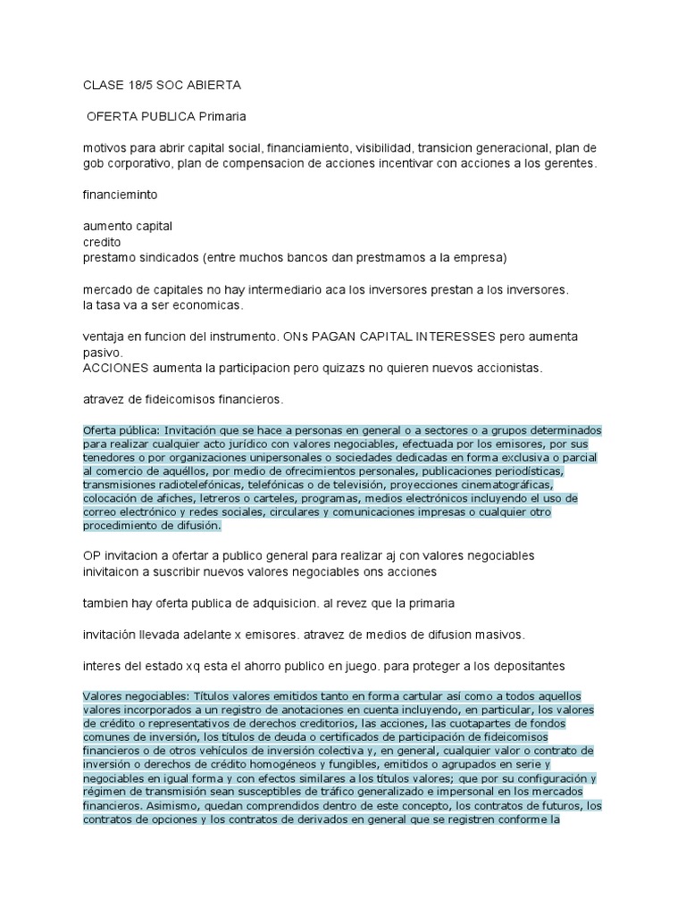 Clase 18 - 5 Soc Abierta | PDF