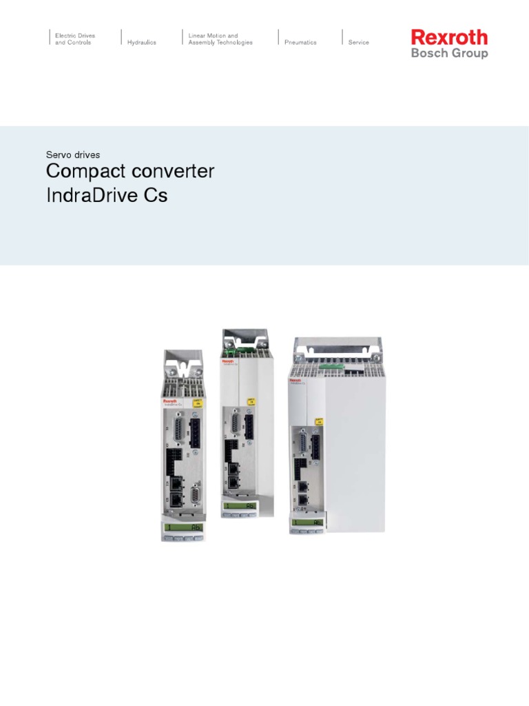 Rexroth HCS01 | PDF | Mains Electricity | Alternating Current