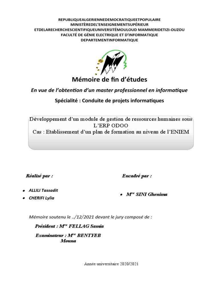 Version Final Memoir | PDF