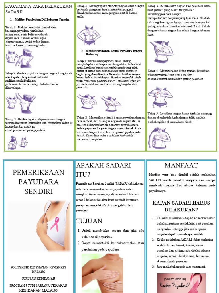 Panduan Lengkap SADARI Payudara | PDF | Kesehatan Holistik