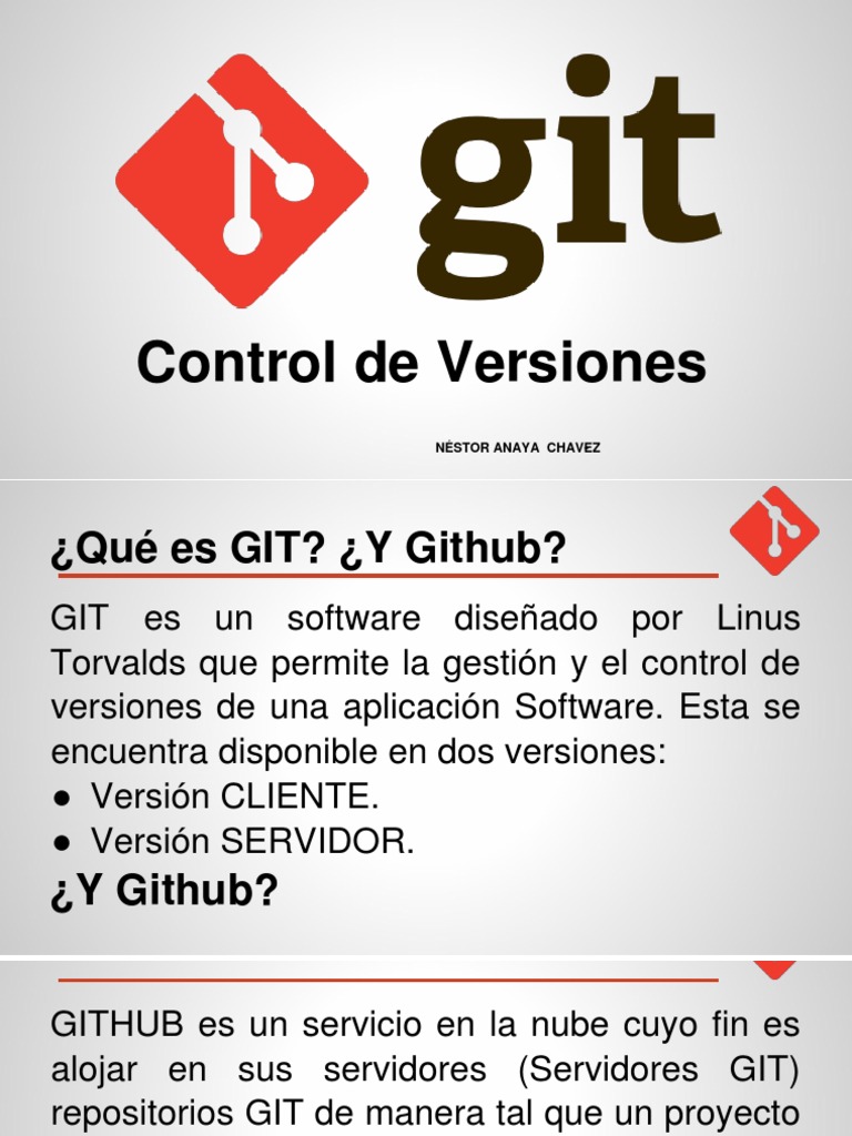 Git GitHub | PDF | Control de versiones | Software libre