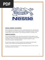 Vision & Mission | PDF | Nestlé | Foods