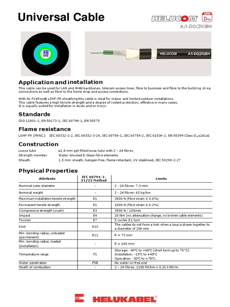 Universal Cable | PDF | Materials