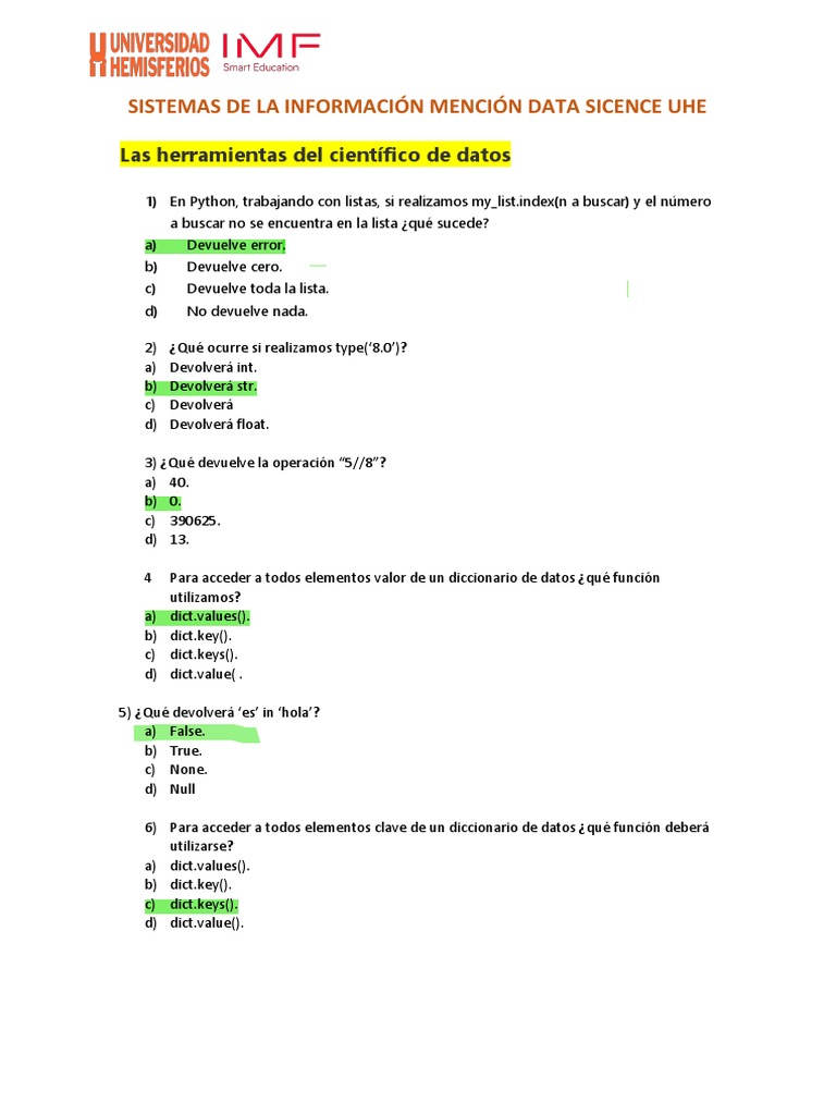 Banco de Preguntas Resuelto | PDF | Apache Hadoop | Big Data