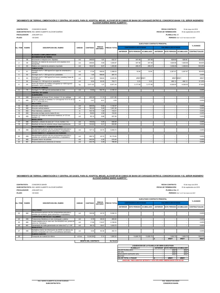 Planilla Mamparas de Vidrio Rubem Final | Descargar gratis PDF | Diseño arquitectonico ...