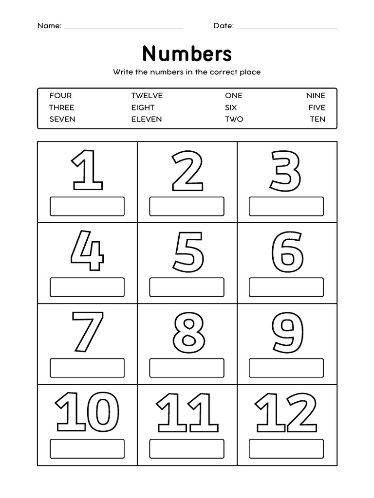 Monochromatic Numbers Vocabulary Worksheet | PDF